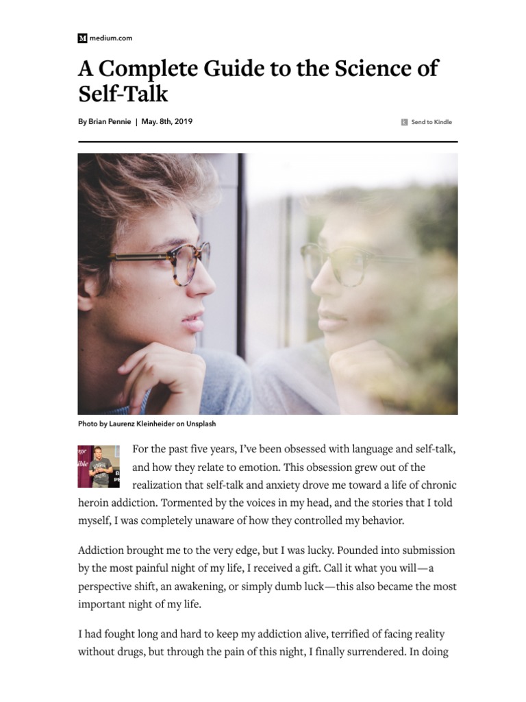 A Complete Guide To The Science of Self Talk 9da0c478fe62 | PDF ...