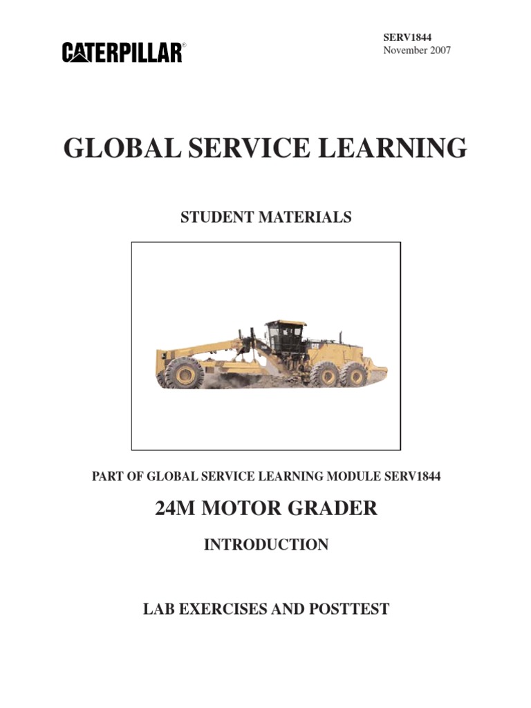 Global Service Learning: 24M Motor Grader | PDF | Transmission ...
