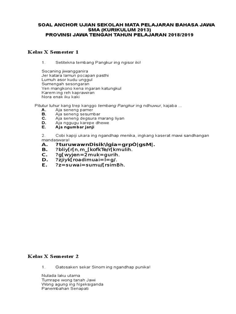 Soal Anchor | PDF | Java