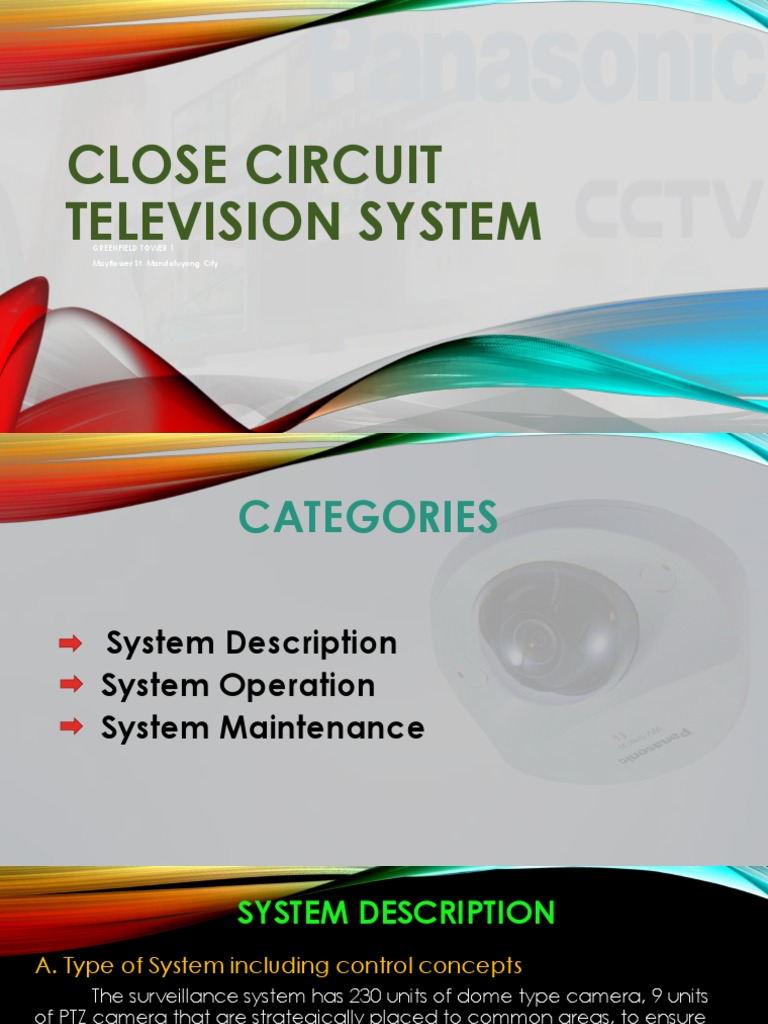 CCTV System Overview and Operation Guide | PDF | Camera | Computer Monitor
