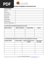 Canada IMM5257B Schedule 1 Form | PDF | Canada | Police