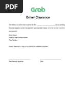 Authorization Letter For Grab Driver - Template | PDF | Business | Law