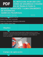 Seguridad en Sustancias Químicas NOM-005 | PDF | Ventilación (Arquitectura) | Incendios