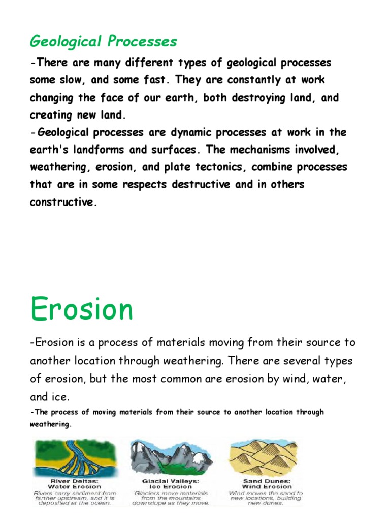 Geologic Process | PDF