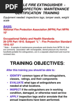 Fire Extinguisher Placement Guide - NFPA | PDF | Safety