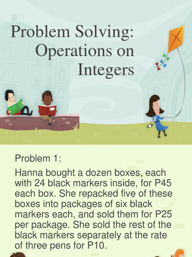 Problem Solving On Integers | PDF