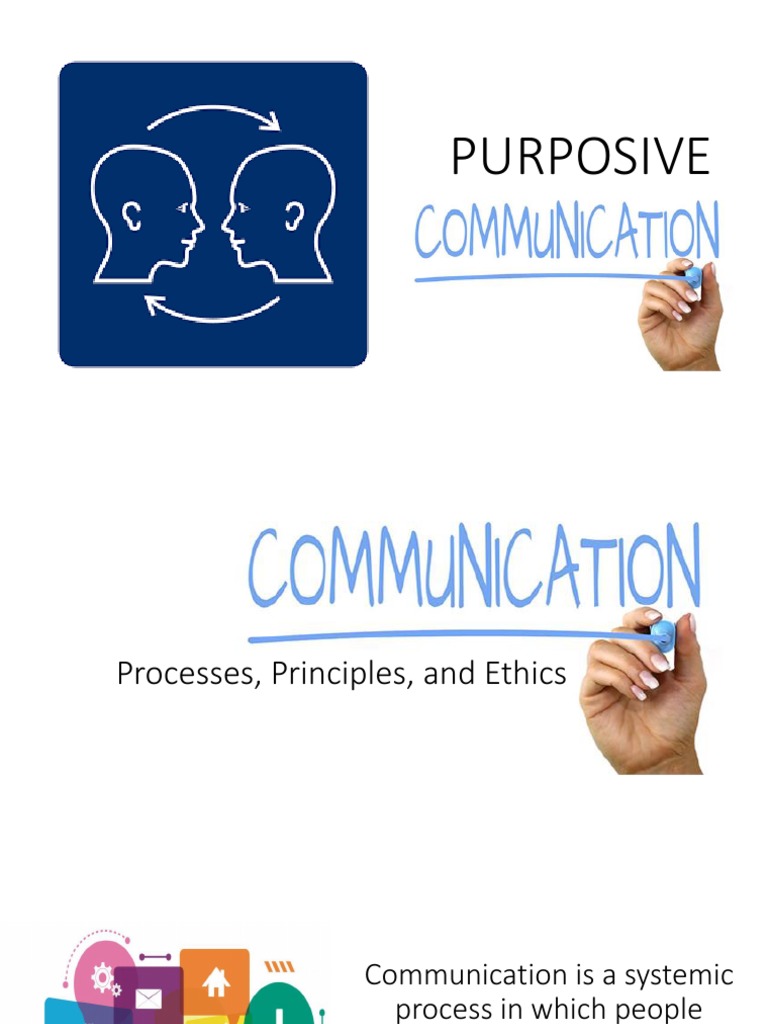 Communication Processes, Principles and Ethics | PDF | Nonverbal ...