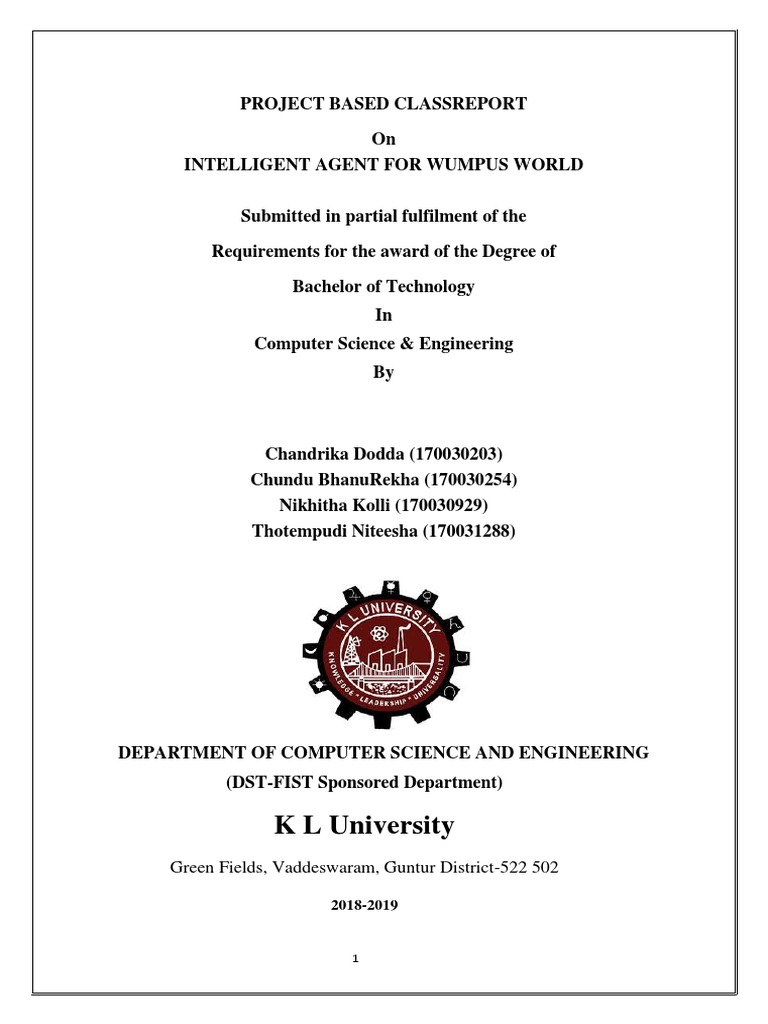 K L University: Green Fields, Vaddeswaram, Guntur District-522 502 ...