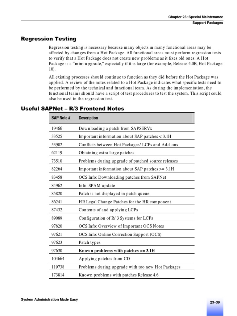 SAP System Administration Made Easy009 | PDF | Kernel (Operating System) | Databases