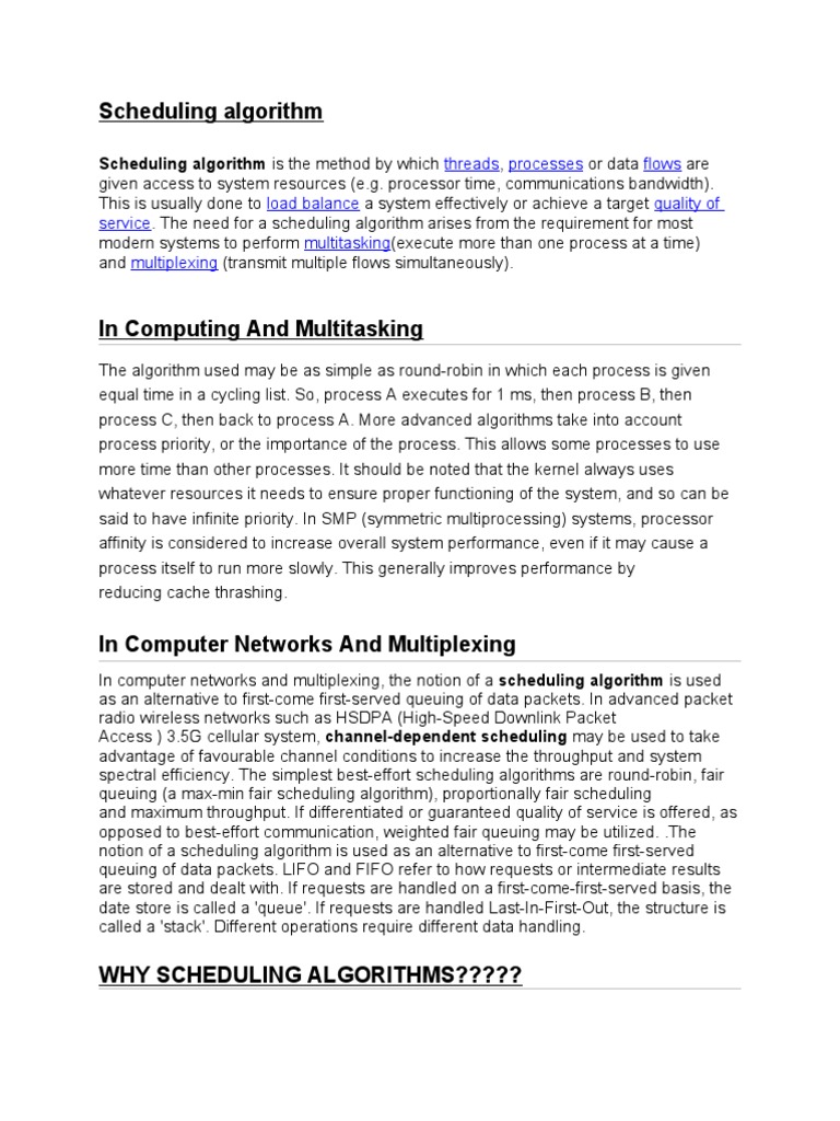 Simulation of Scheduling Algo | PDF | Scheduling (Computing) | Queue ... Simulation of Scheduling Algo | PDF | Scheduling (Computing) | Queue ...