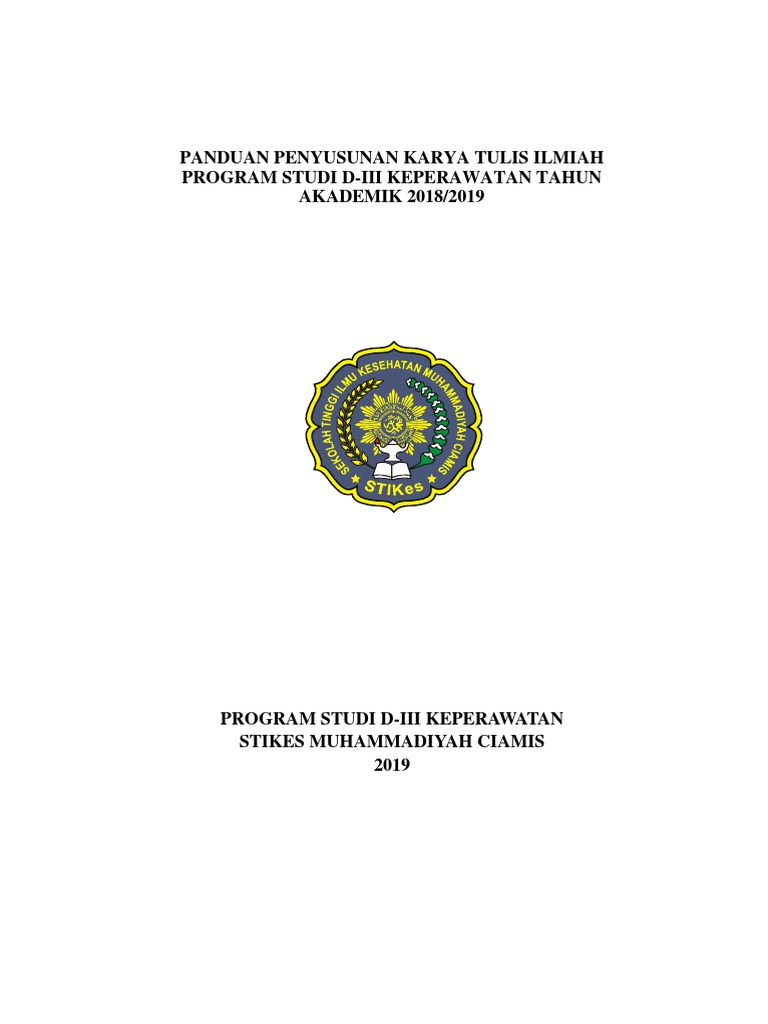 Panduan Kti D3 Keperawatan PDF | PDF | Teknologi & Rekayasa