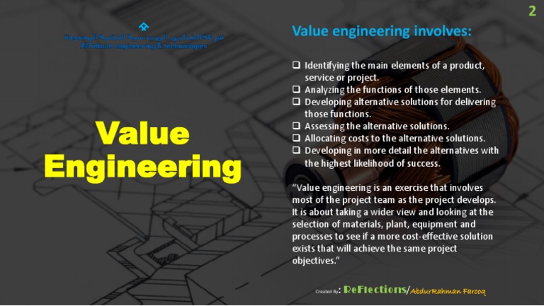 Value Engineering | PDF