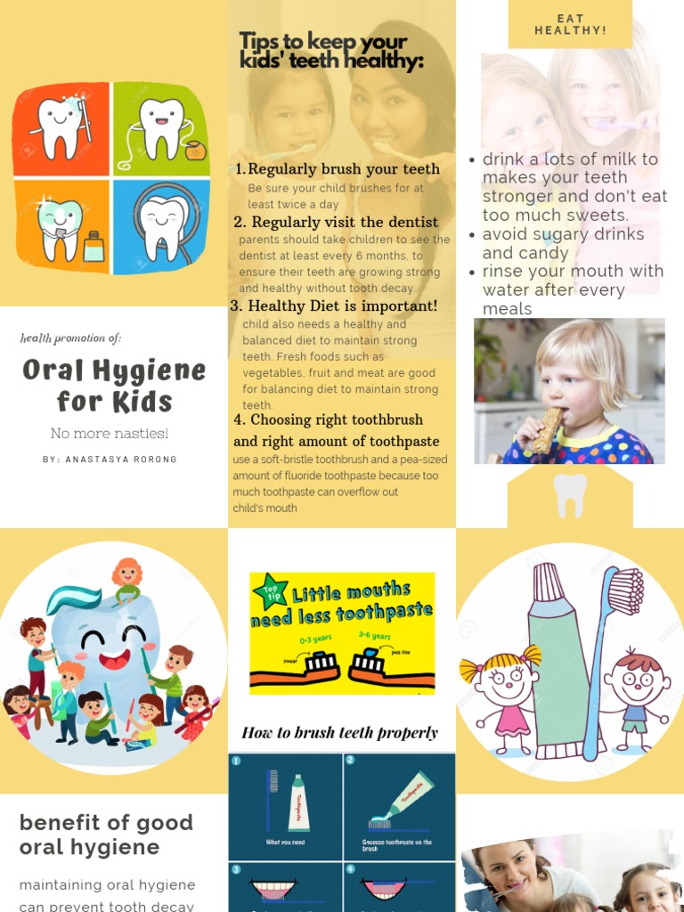 Oral Hygiene For Kids: Tips To Keep Your Kids' Teeth Healthy | PDF ...
