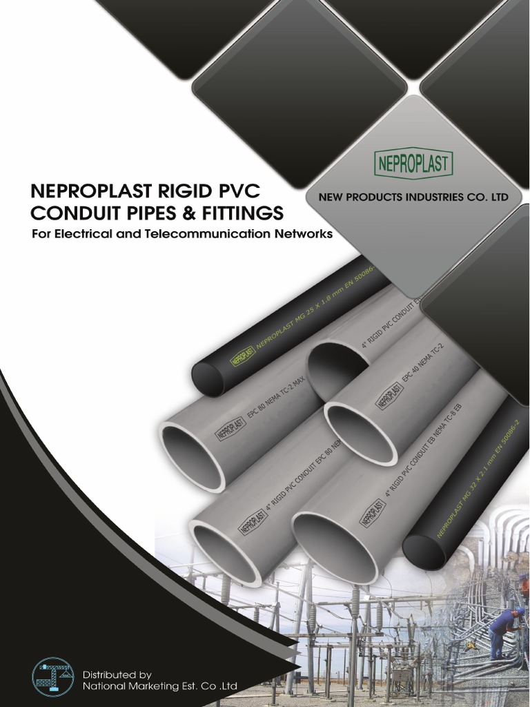 Neproplast PVC Conduit Catalogues | PDF | Duct (Flow) | Pipe (Fluid ...