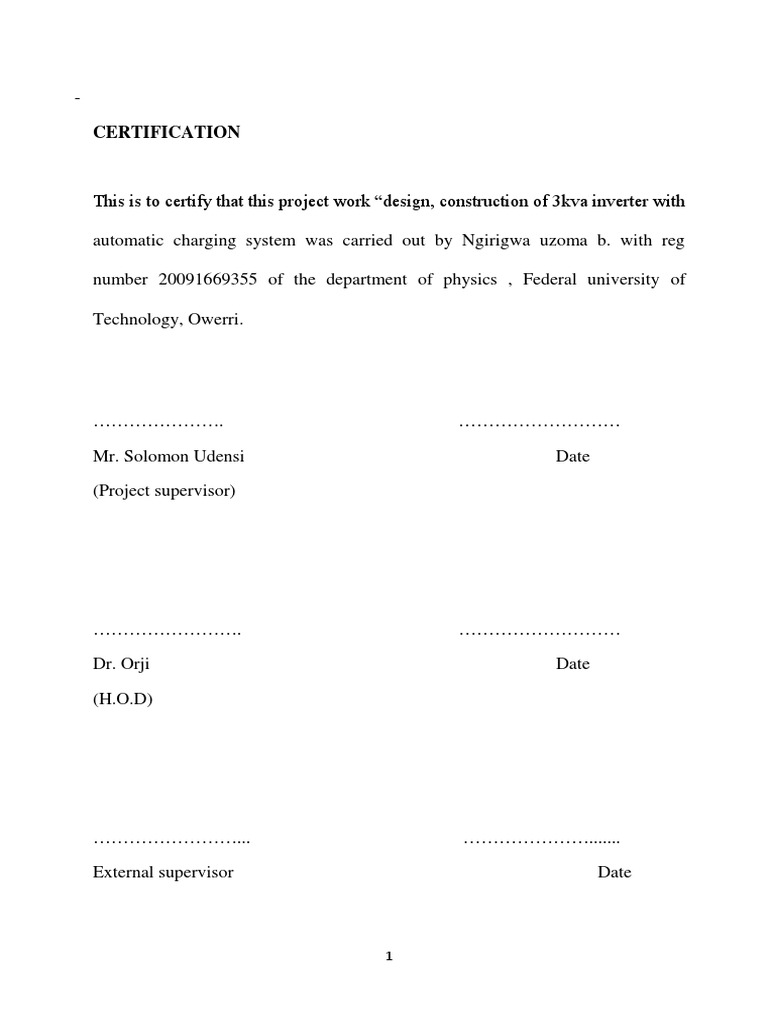 Complete Inverter Project Pdf Power Inverter Rectifier