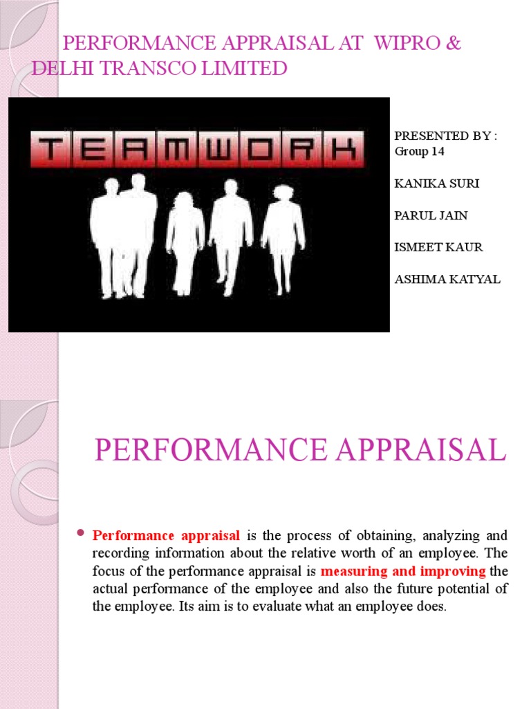 Performance Appraisal Methods in Wipro & DTL | PDF | Performance Appraisal | Employment