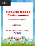 Editable RPMS PORTFOLIO | PDF | Educational Assessment | Lesson Plan