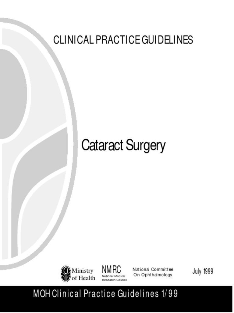 Cataract Surgery: Clinical Practice Guidelines | Download Free PDF ...