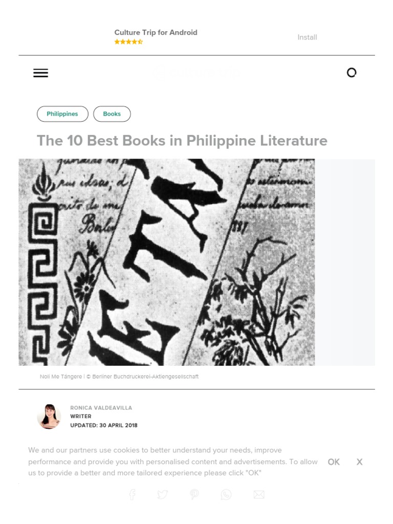 The 10 Best Books in Philippine Literature | PDF