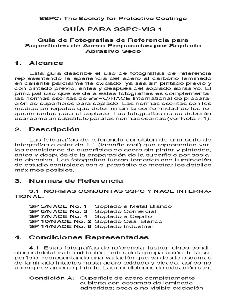 Guia - Vis1 SSPC PDF | PDF | Acero | Color