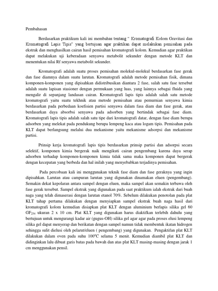 Pembahasan KLT | PDF