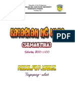 Semantika (Semantics) - Moring | PDF