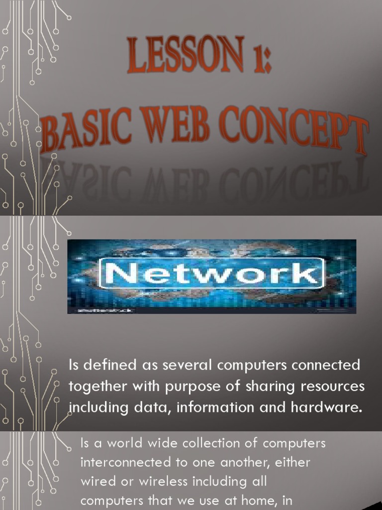 BASIC WEB CONCEPTS(ICT) | World Wide Web | Internet & Web