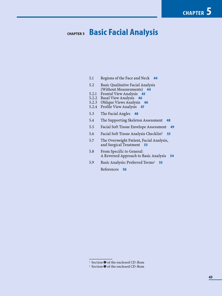 Basic Facial Analysis | PDF | Human Head And Neck | Human Anatomy