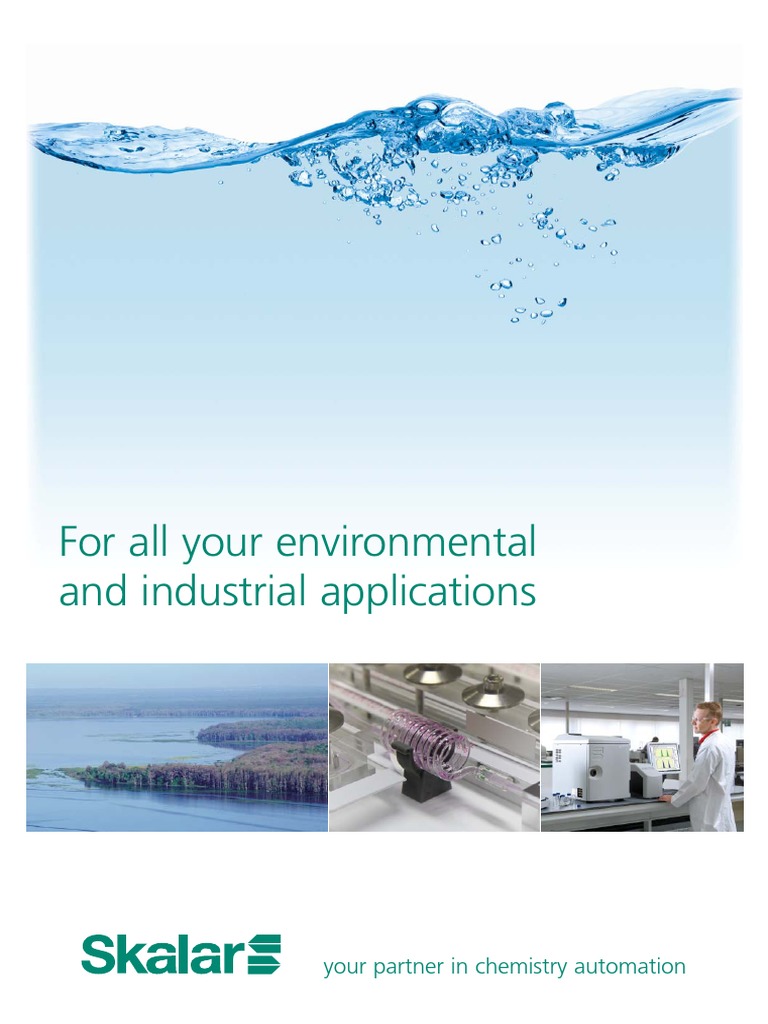 Products Brochure | PDF | Total Organic Carbon | Physical Sciences