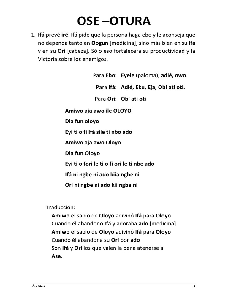 14 Ose Otura 15 | PDF | Religión y creencia