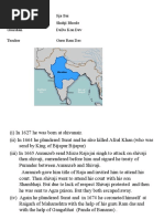 Maratha Royal Family Tree: Shivaji | PDF