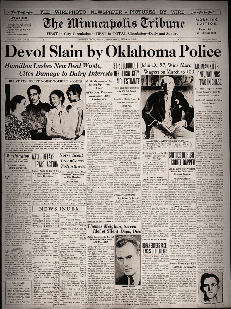 Lawrence Devol Killed | PDF