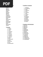 Ejemplo de Palabras Pentasílabas | PDF | Violencia | Agitación