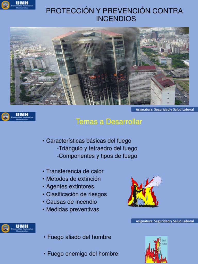 Prevención y Proteccion Contra Incendios | PDF | Oxígeno | Incendios