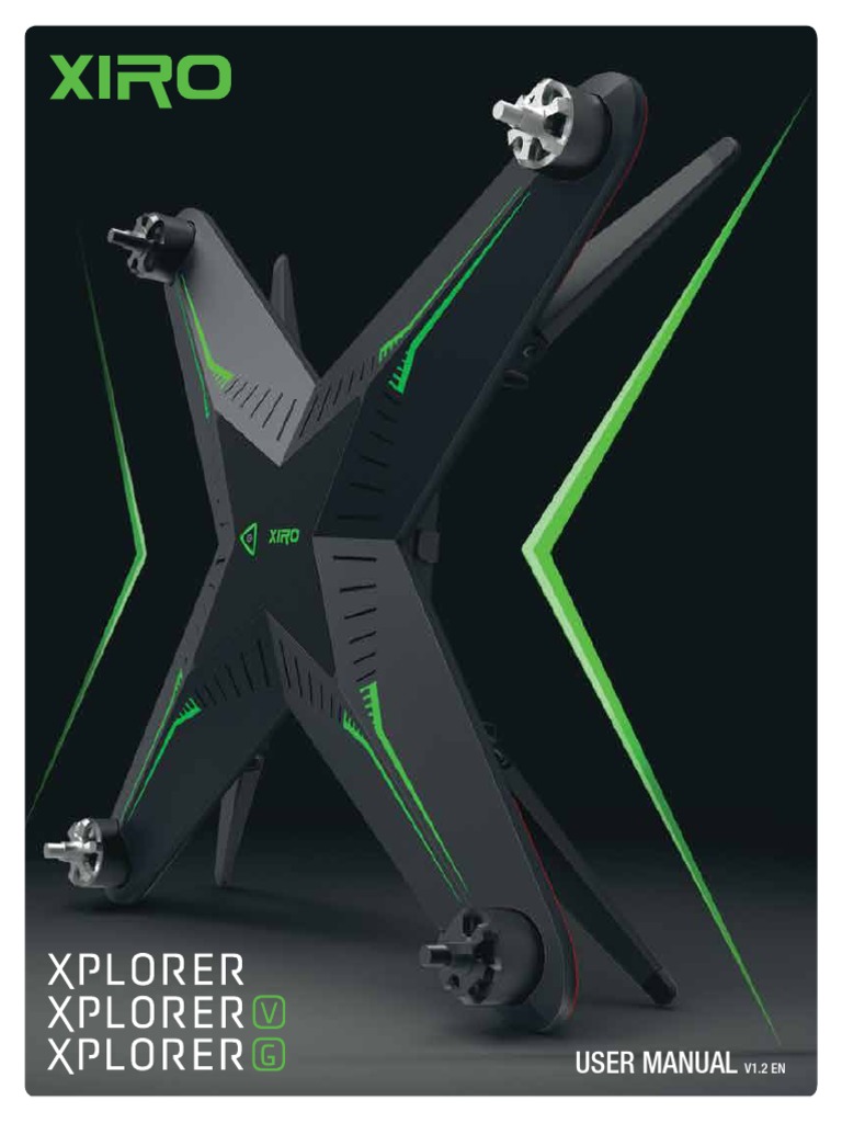 Xiro Xplorer V User Manual | PDF | Battery Charger | Camera