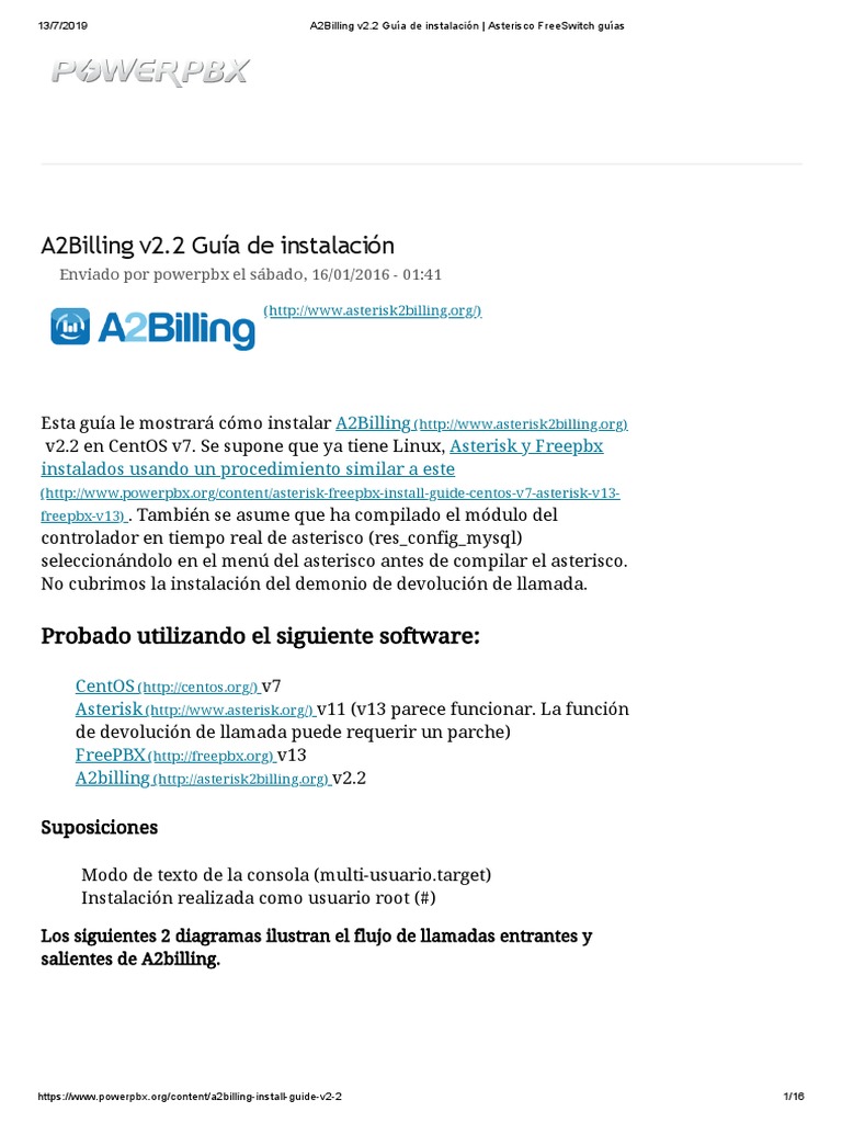 Asterisco FreeSwitch Guías | PDF | Software libre | Informática