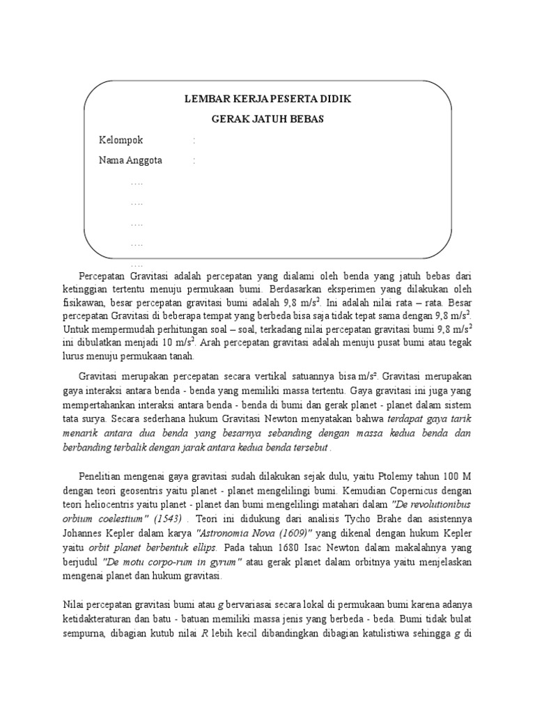 LKPD GJB Sma Kelas 10 . | PDF | Ilmu Sosial | Metode & Bahan Ajar