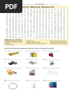 Hand-Sewing Crossword Puzzle | PDF | Sewing | Seam (Sewing)