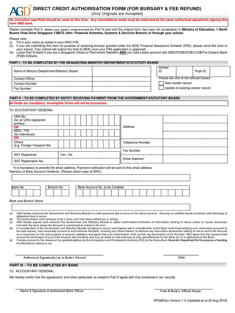 DCA Form PDF | PDF | Government And Personhood | Banks