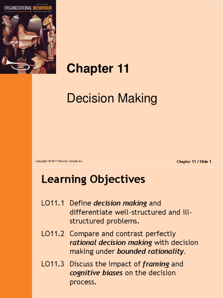 Decision Making: Chapter 11 / Slide 1 | PDF | Evidence Based Medicine | Decision Making