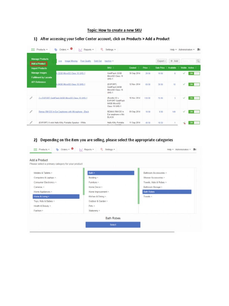 How To Create A SKU | PDF | Business