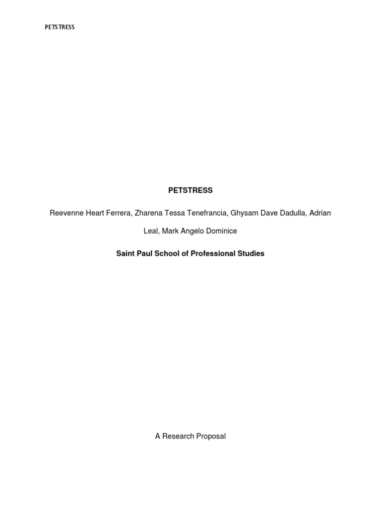 Petstress: Reevenne Heart Ferrera, Zharena Tessa Tenefrancia, Ghysam ...