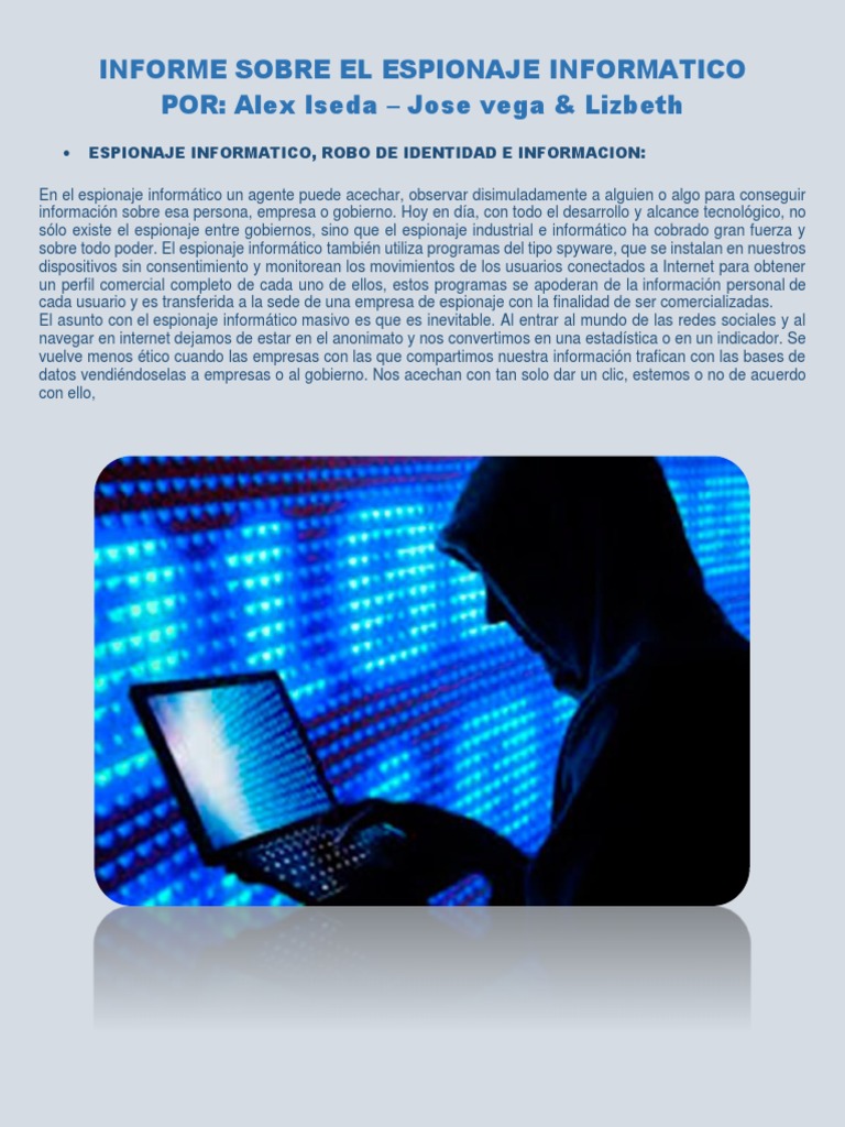 Espionaje Informatico | PDF | Internet | Tecnologías de la información