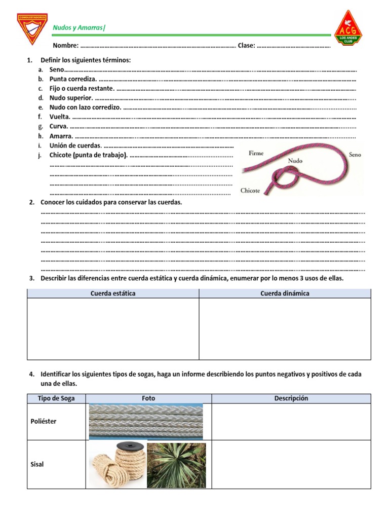 Nudos - Conquistadores | PDF | Nudo | Cuerda