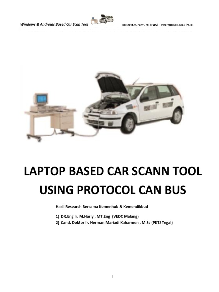 Laptop Based Scann Tool Using Protocol Can Bus | Download Free PDF ...