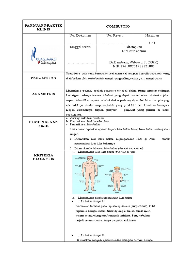 Panduan Praktik Klinis-Combutio 2 | PDF | Sains & Matematika