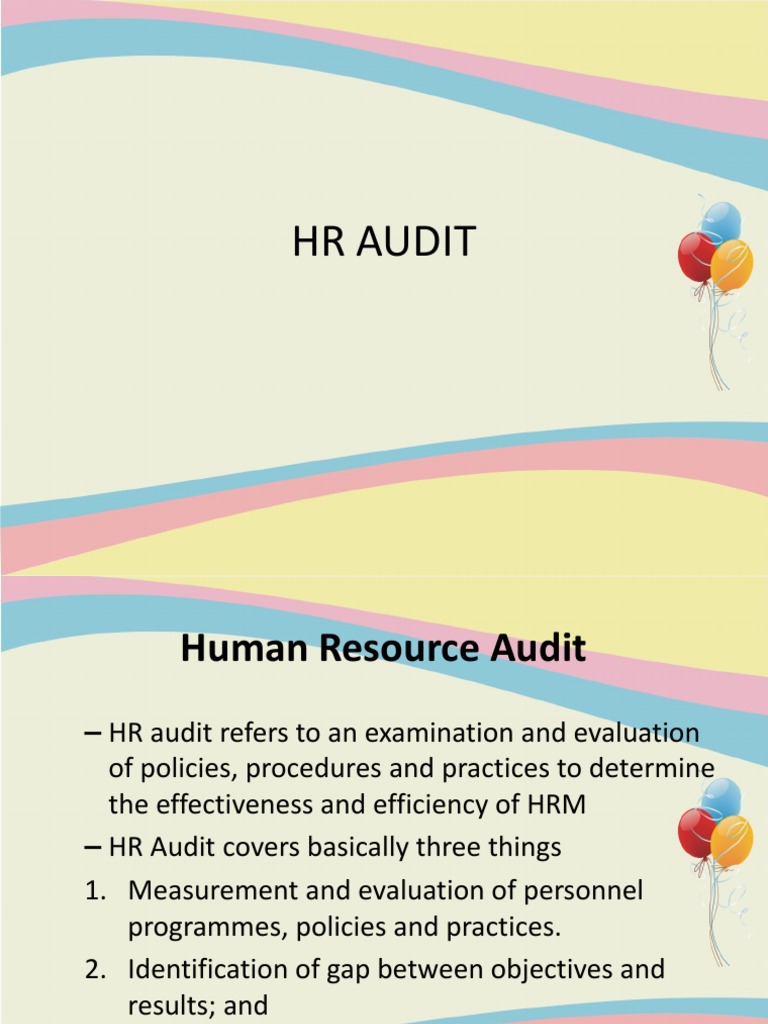 Comprehensive HR Audit Guide | PDF | Audit | Human Resource Management