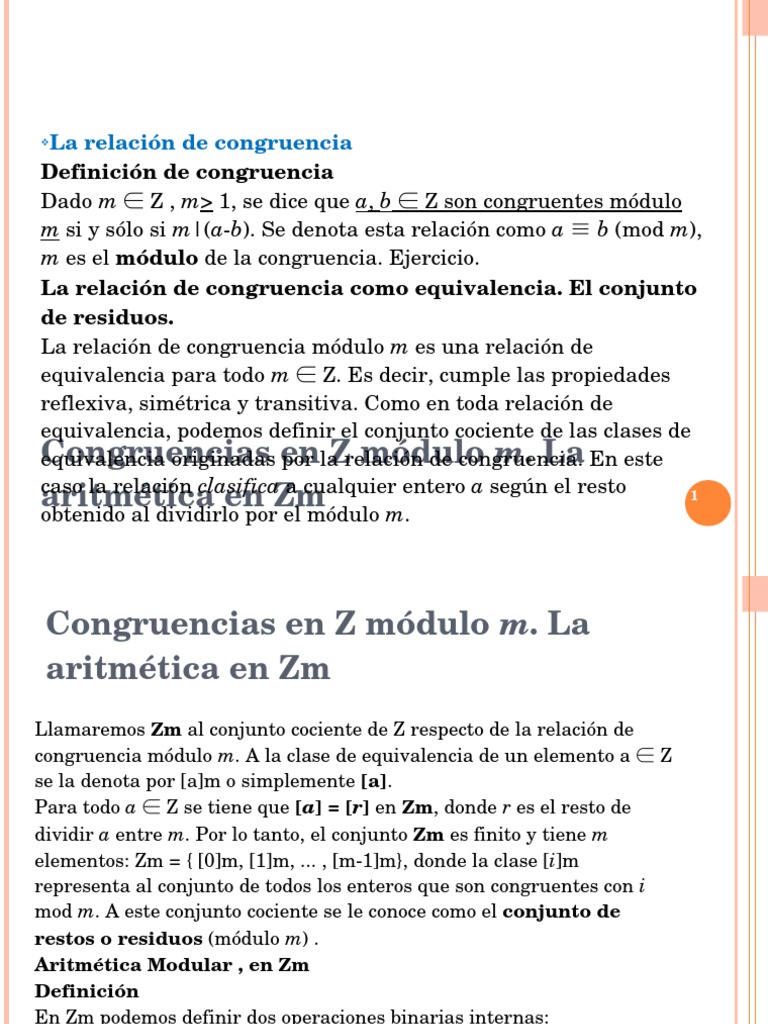 Enteros Modulo M | PDF | International Standard Book Number | Teoría ...