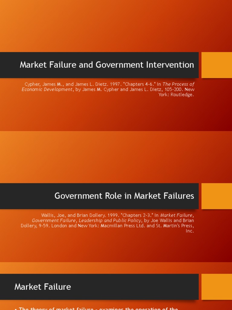 Market Failure and Government Failure | PDF | Market Failure | Public Good