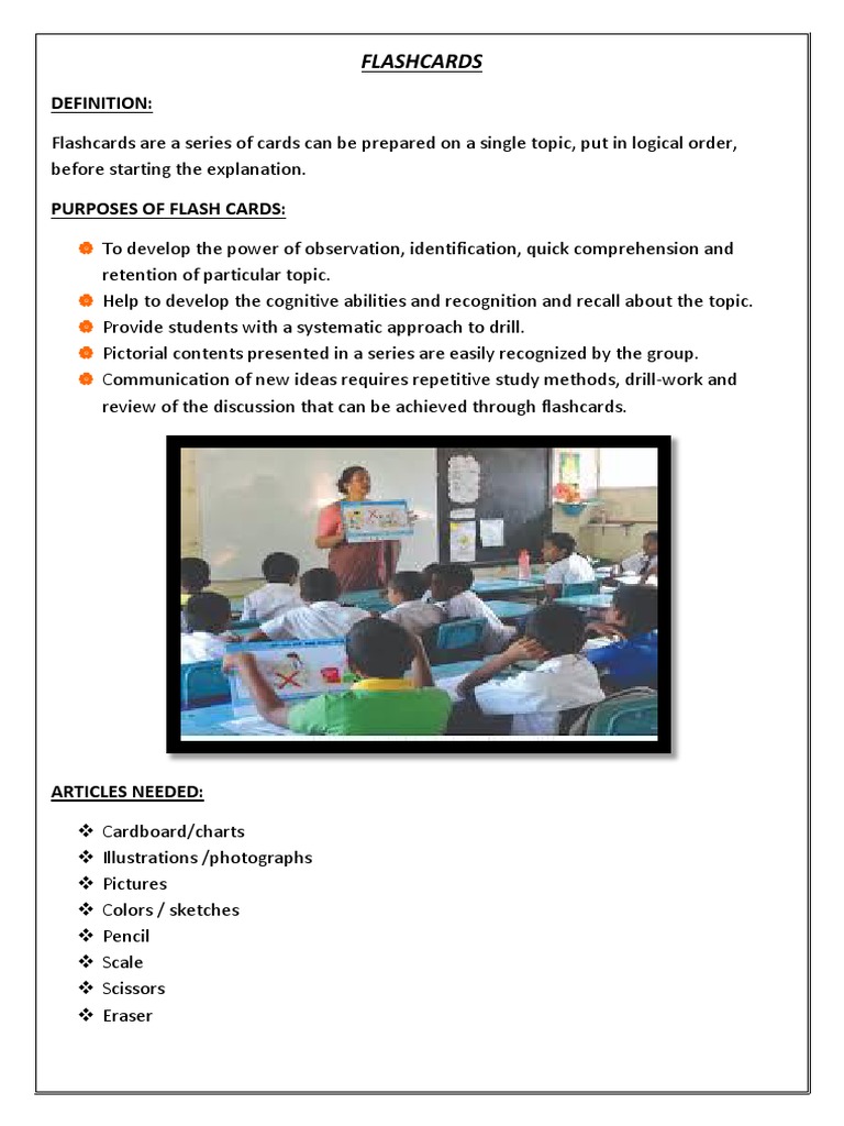 Flashcards: Definition | PDF | Flashcard | Drawing